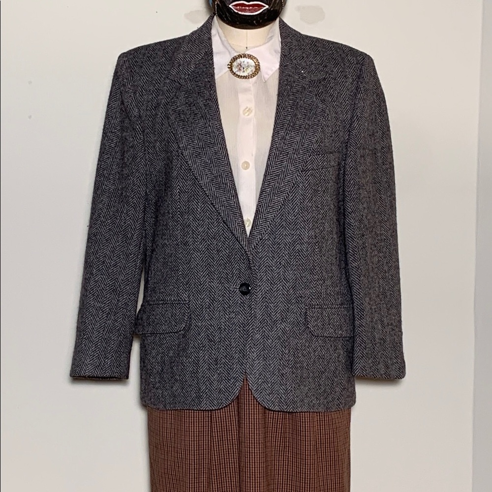 Vintage Tweed Blazer - Gem